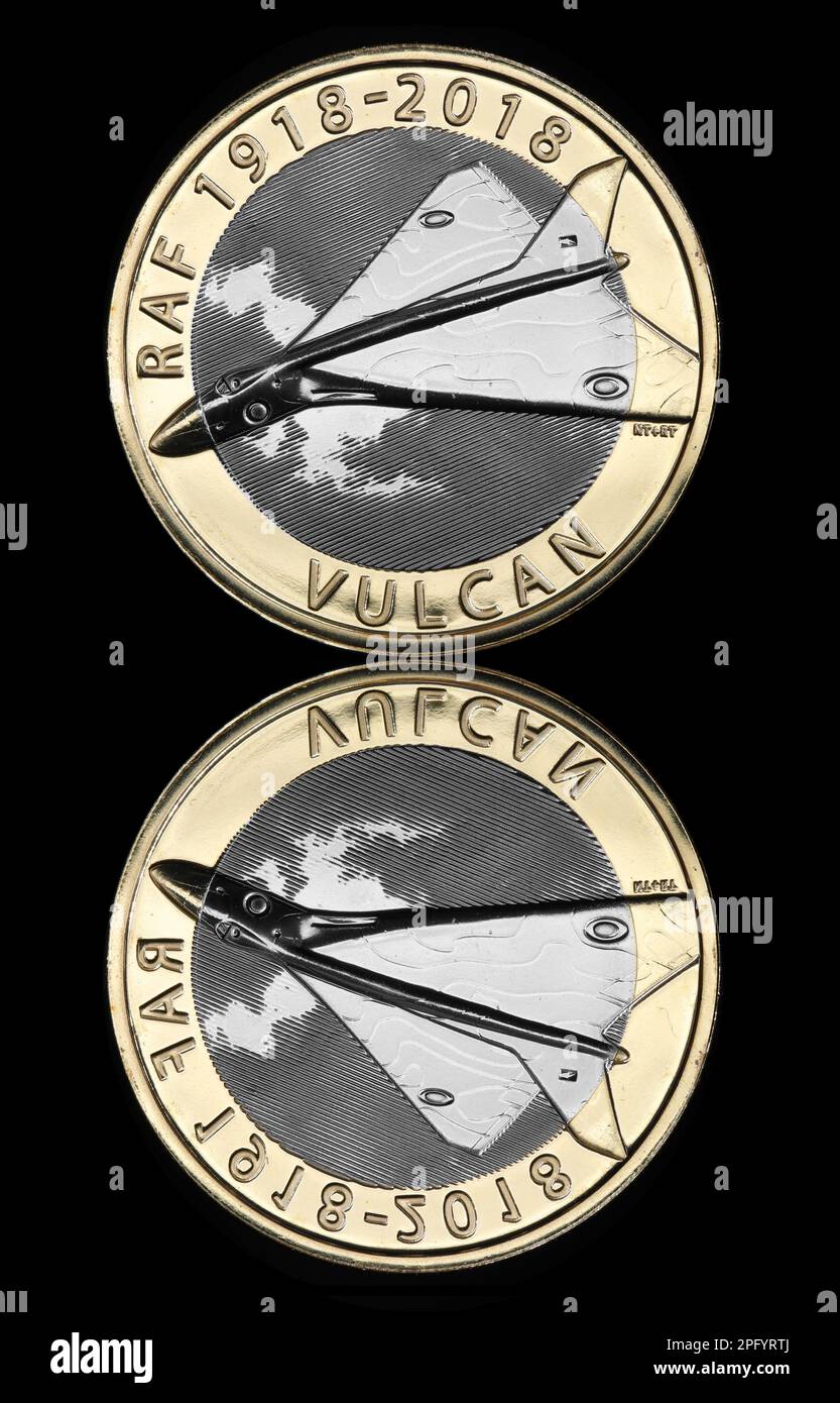 Aircraft two pound coin hi-res stock photography and images - Alamy
