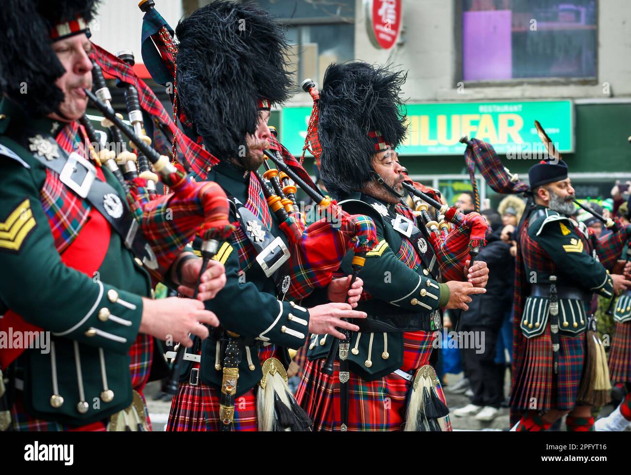 Montreal, Quebec Canada - 19 March 2023 : Montreal's 2023 St. Patrick's ...