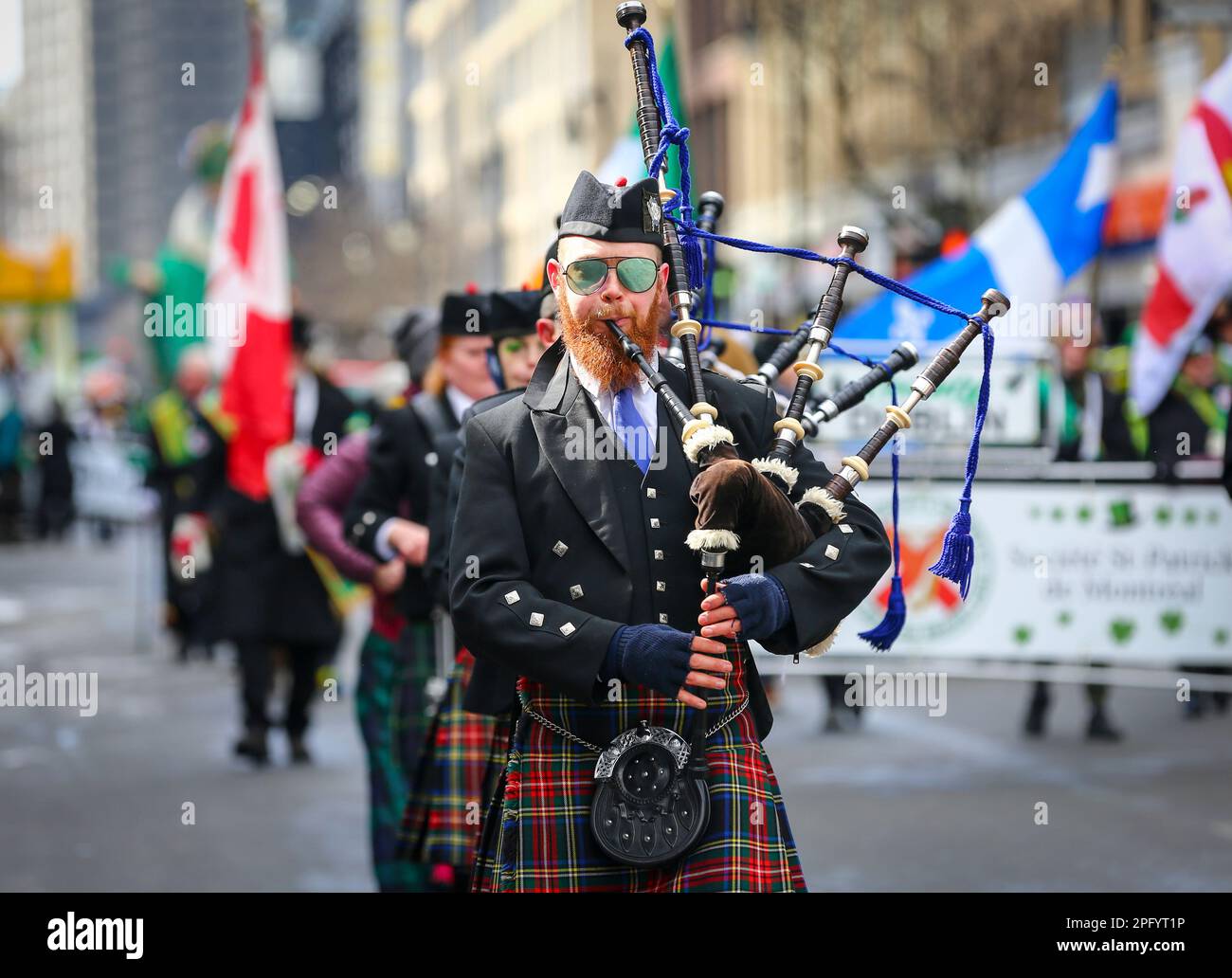 Montreal, Quebec Canada - 19 March 2023 : Montreal's 2023 St. Patrick's ...