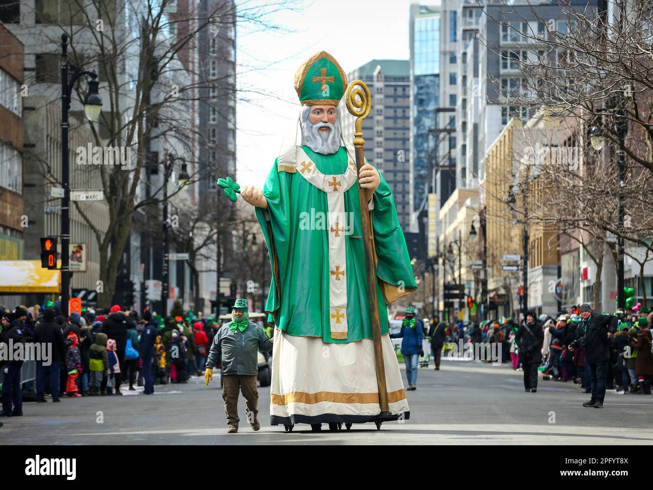 Montreal, Quebec Canada - 19 March 2023 : Montreal's 2023 St. Patrick's ...