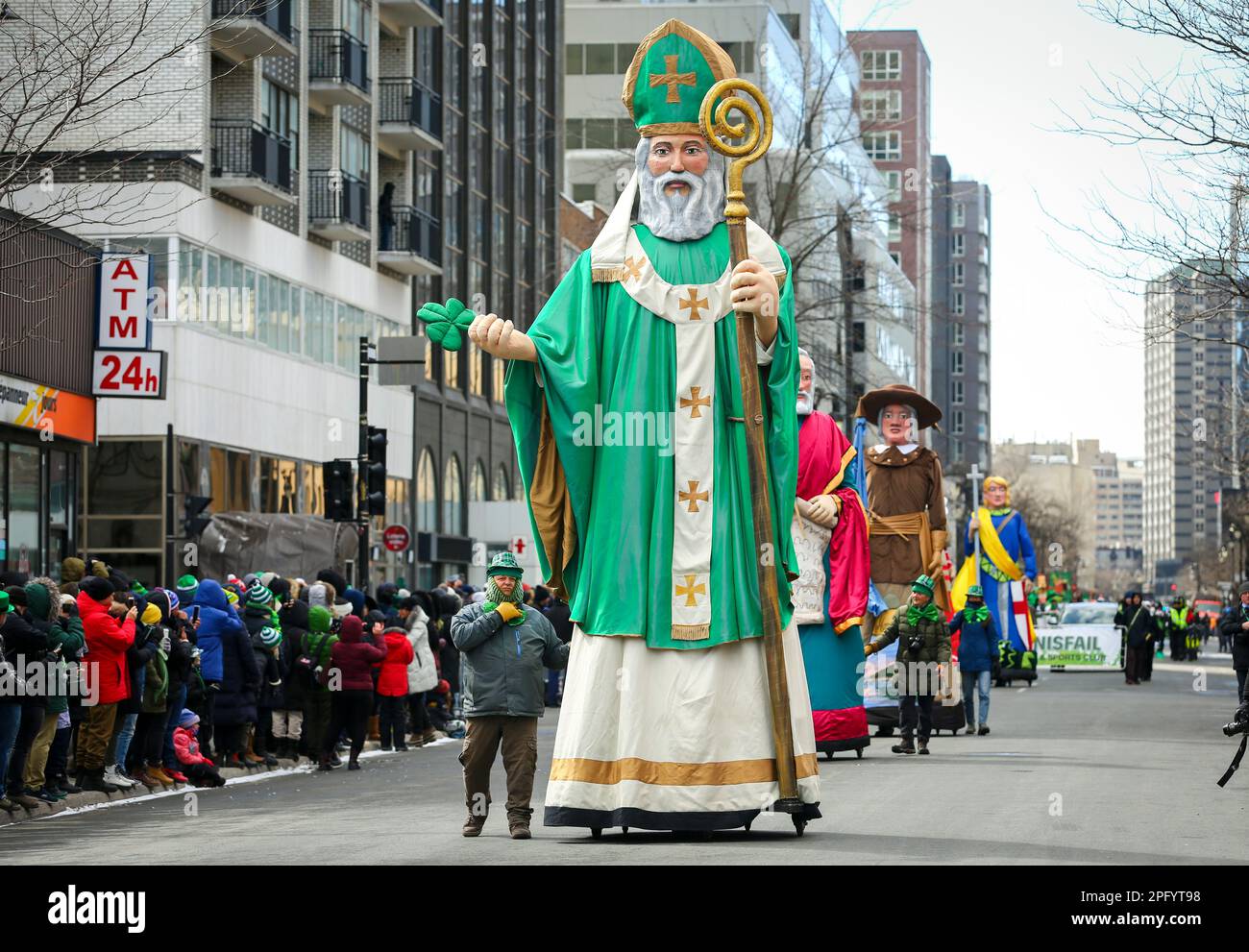 Montreal, Quebec Canada - 19 March 2023 : Montreal's 2023 St. Patrick's ...