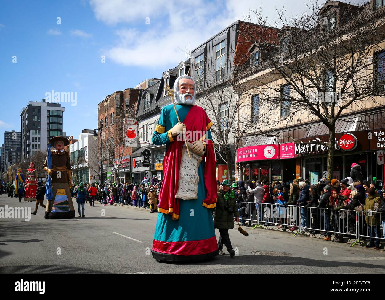 Montreal, Quebec Canada - 19 March 2023 : Montreal's 2023 St. Patrick's ...