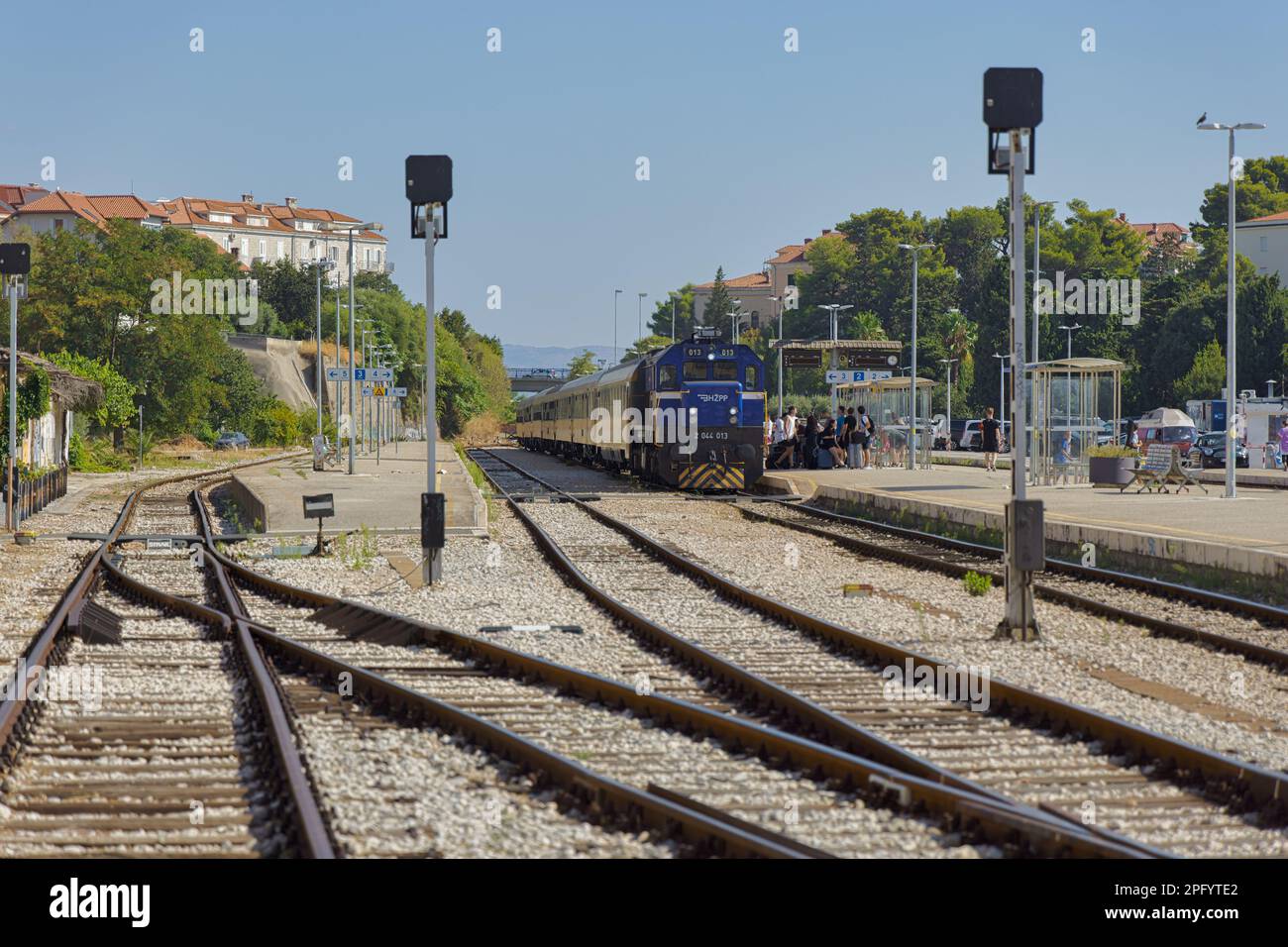 Train station Split Croatia Stock Photo - Alamy
