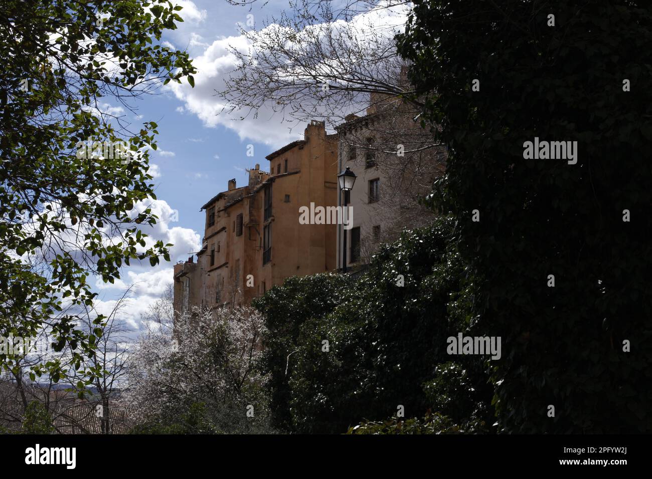 Corners of the small streets of the medieval city of Castilla y la ...