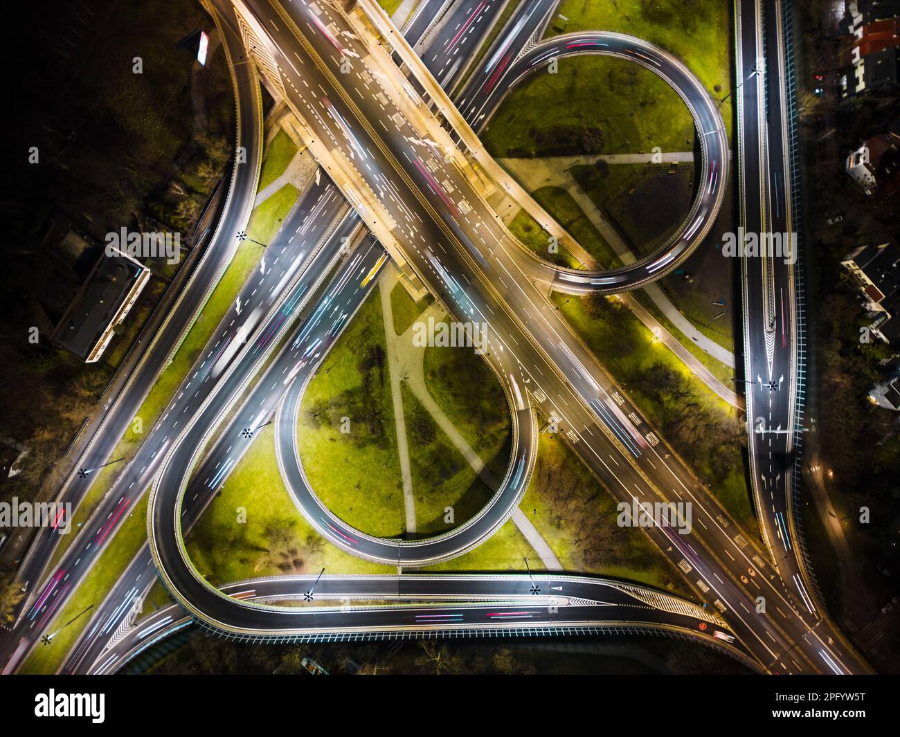 Green traffic light intersection multi hi-res stock photography and ...
