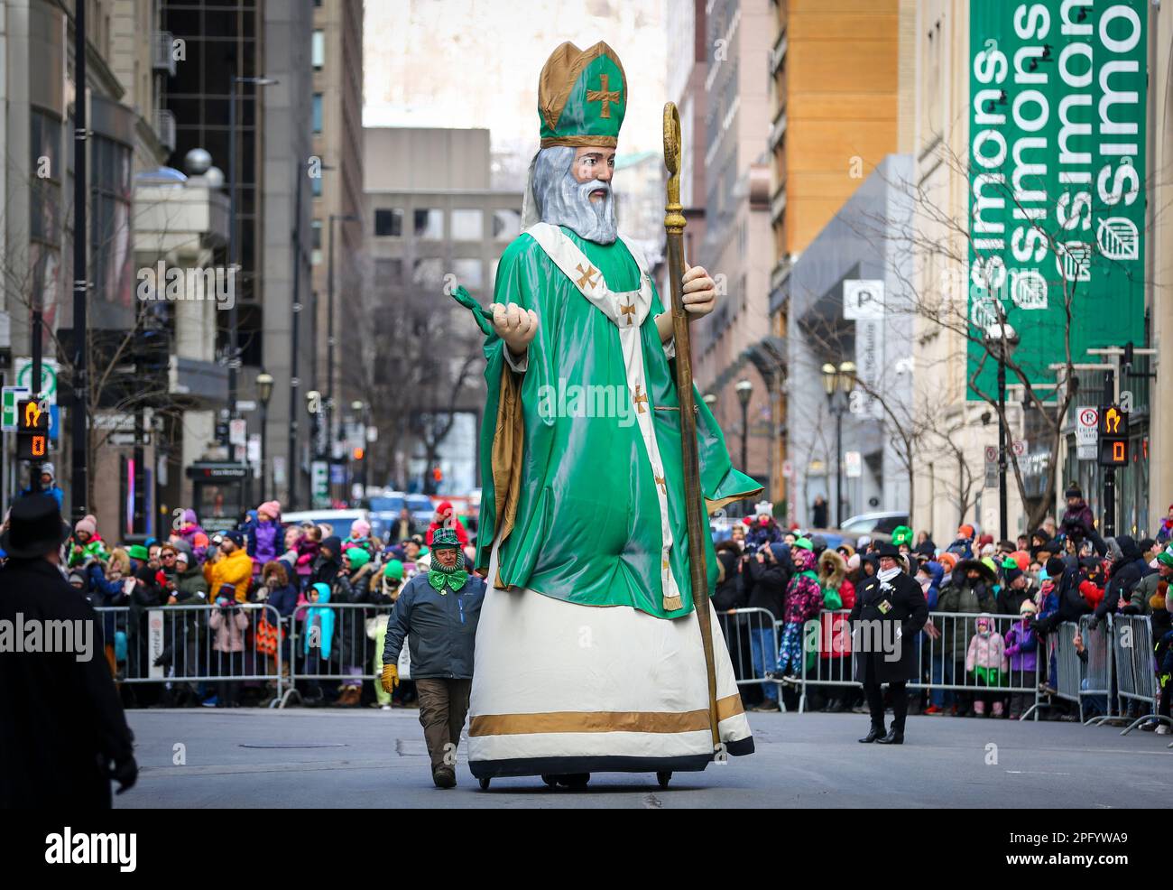 Montreal, Quebec Canada - 19 March 2023 : Montreal's 2023 St. Patrick's ...