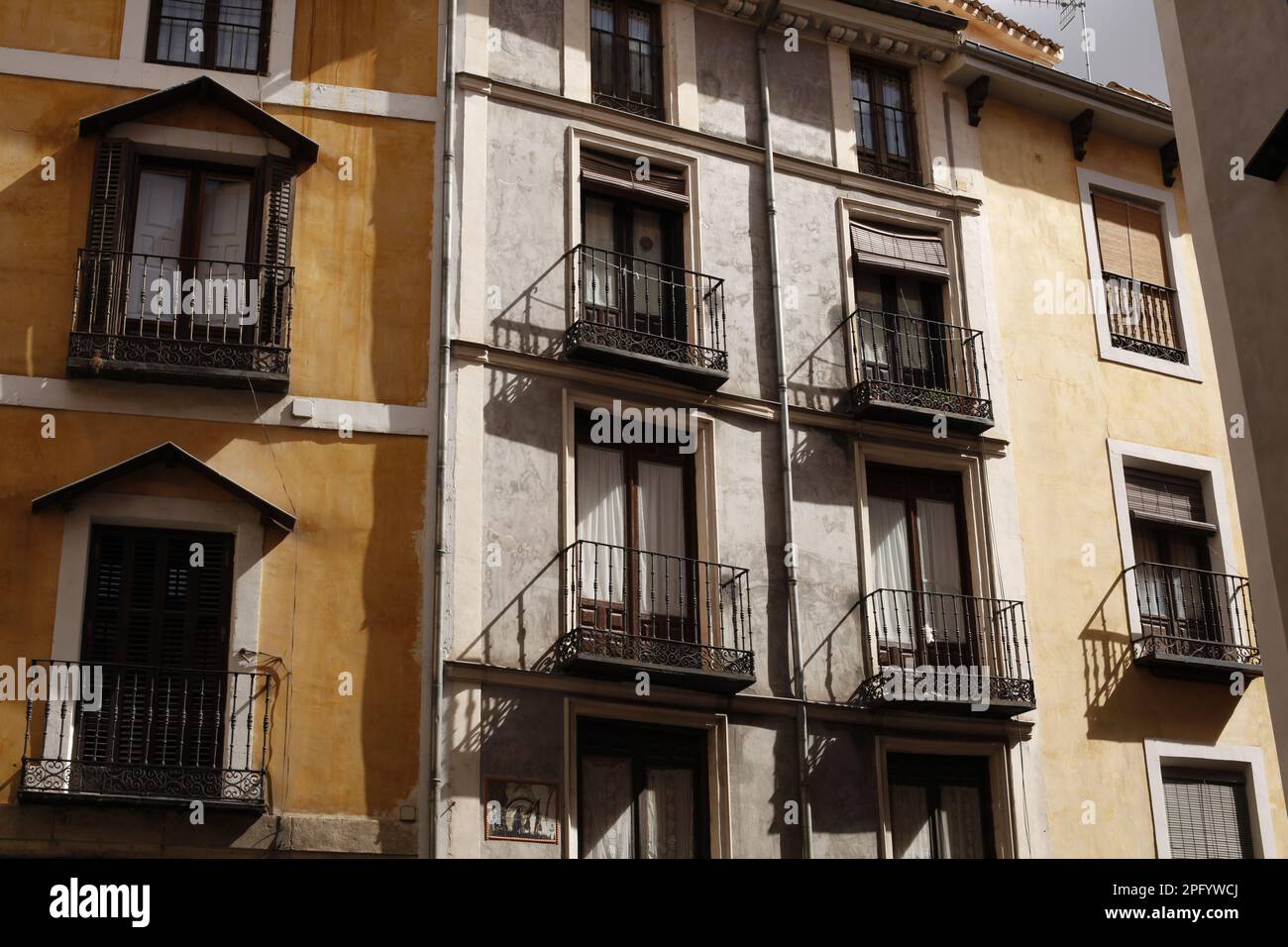 Corners of the small streets of the medieval city of Castilla y la ...
