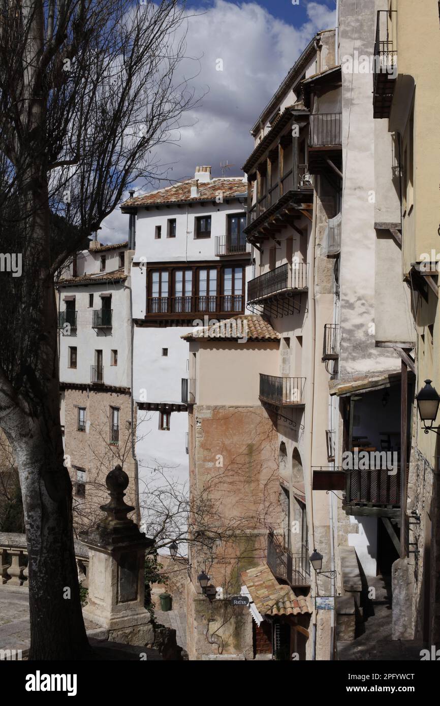 Corners of the small streets of the medieval city of Castilla y la ...