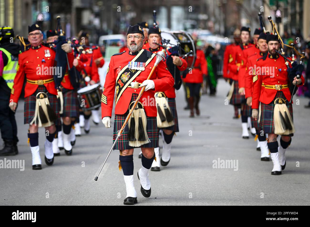 Montreal, Quebec Canada - 19 March 2023 : Montreal's 2023 St. Patrick's ...