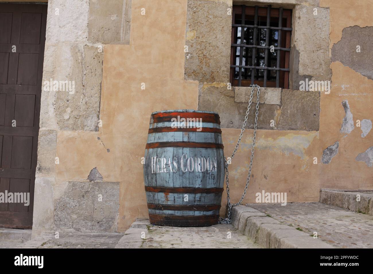 Details of the medieval city of Castilla y la Mancha, land of Don ...