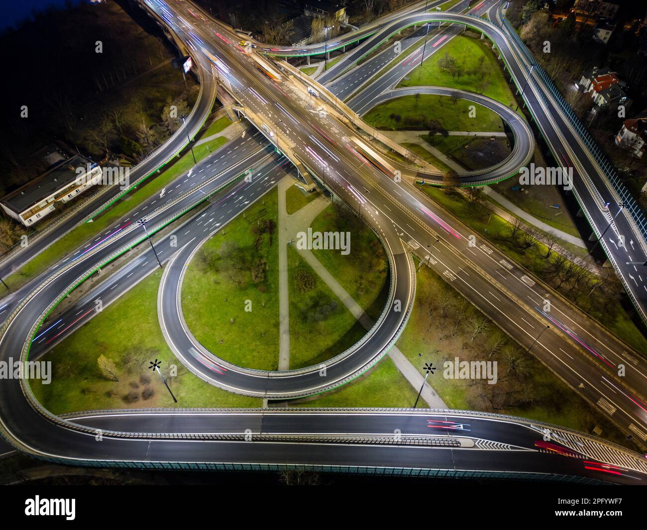 Road intersection and landscape hi-res stock photography and images - Alamy