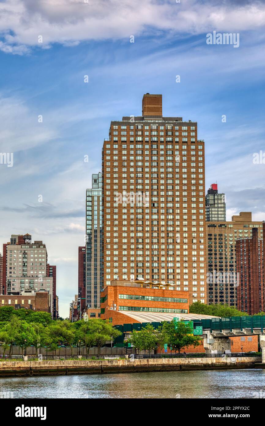 The Barclay is a brick residential tower in Manhattan’s Yorkville ...