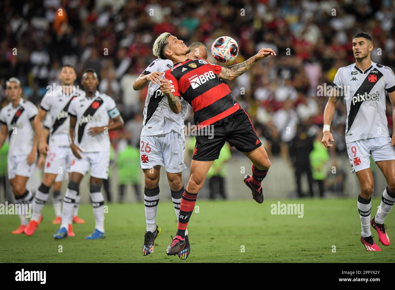 Rio De Janeiro, Brazil. 19th Mar, 2023. Pedro during Vasco x Flamengo ...