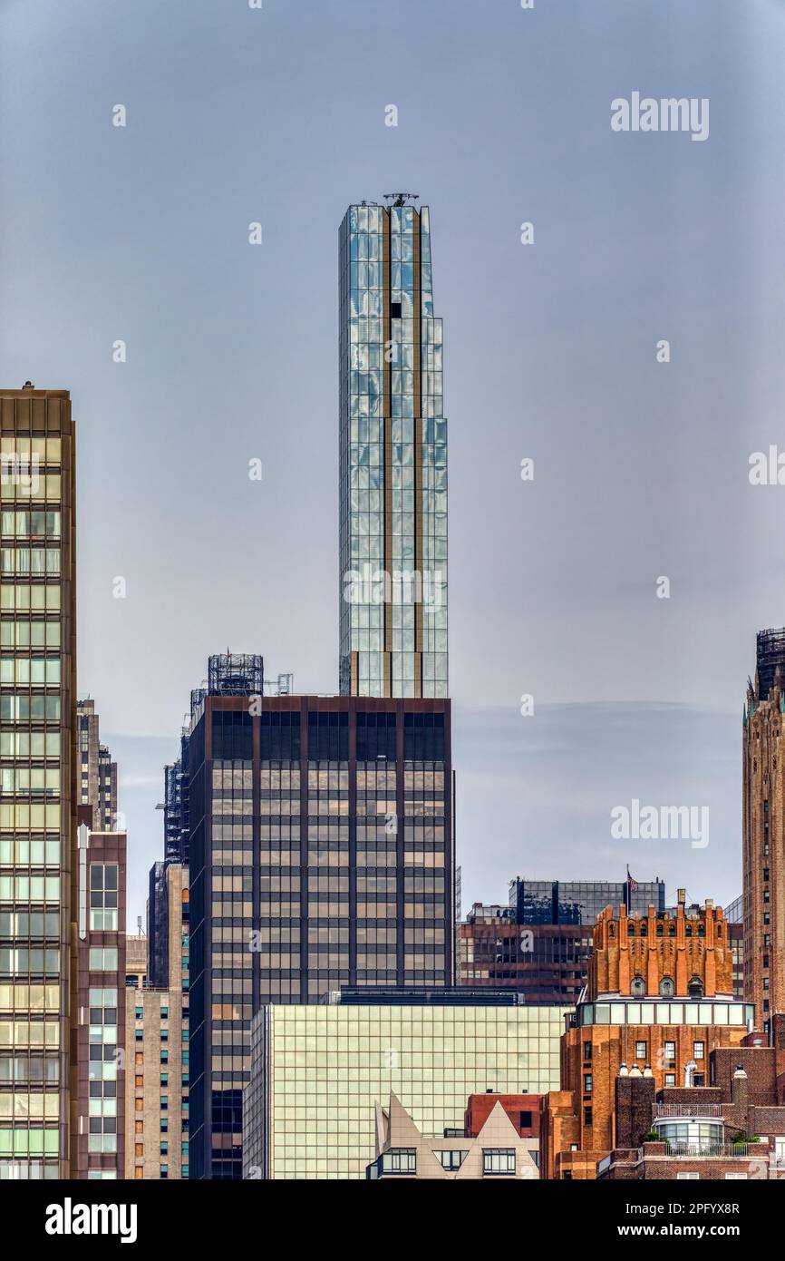 The Centrale, a glass-sheathed residential condominium tower, is among New York City's tallest ...