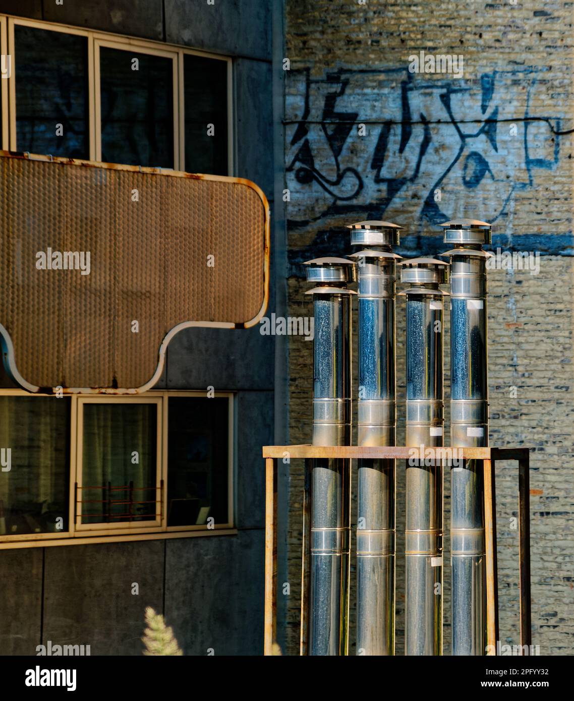 American brick buildings hi-res stock photography and images - Alamy