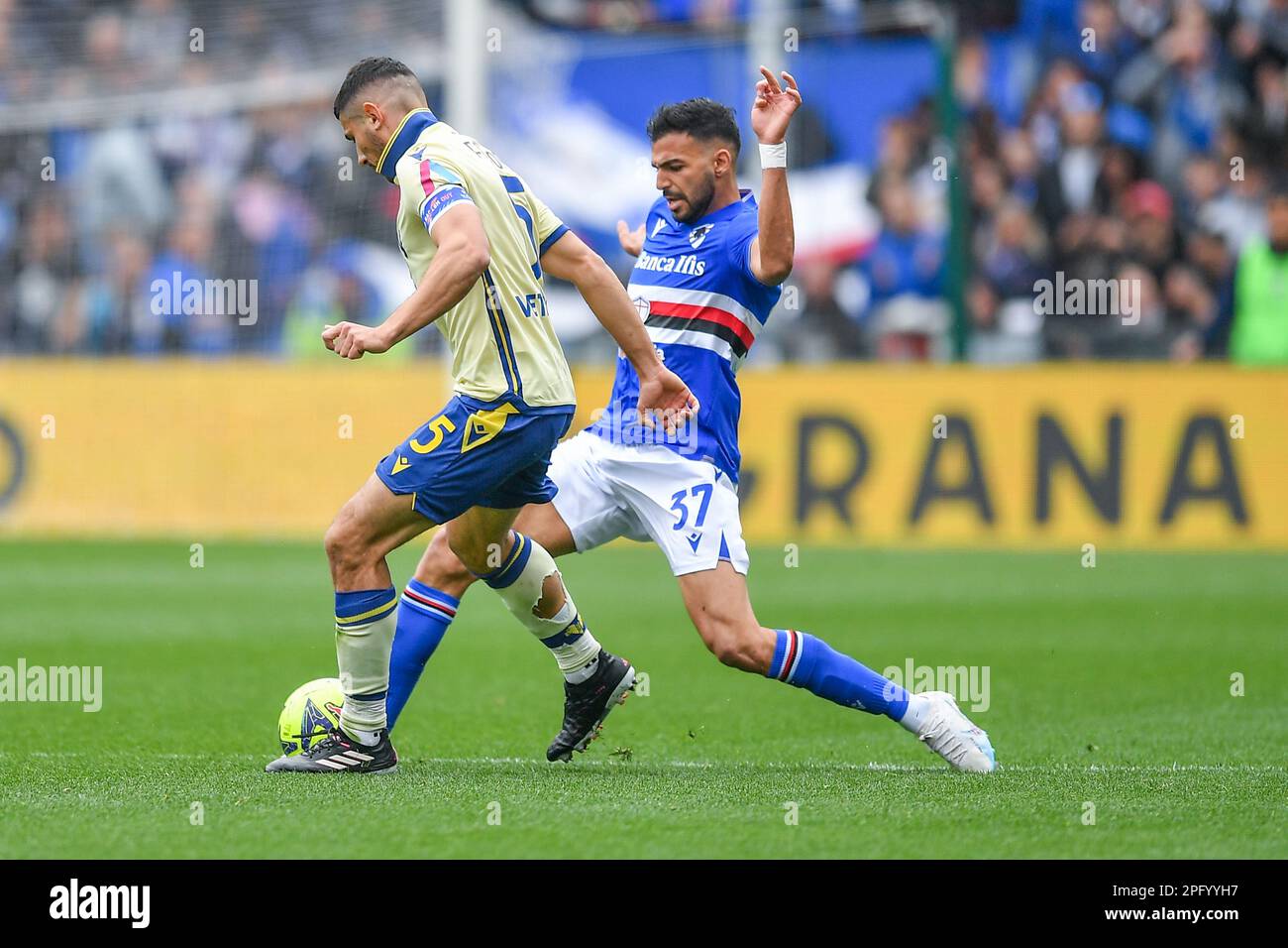Luigi Ferraris stadium, Genova, Italy, March 19, 2023, Marco Davide ...