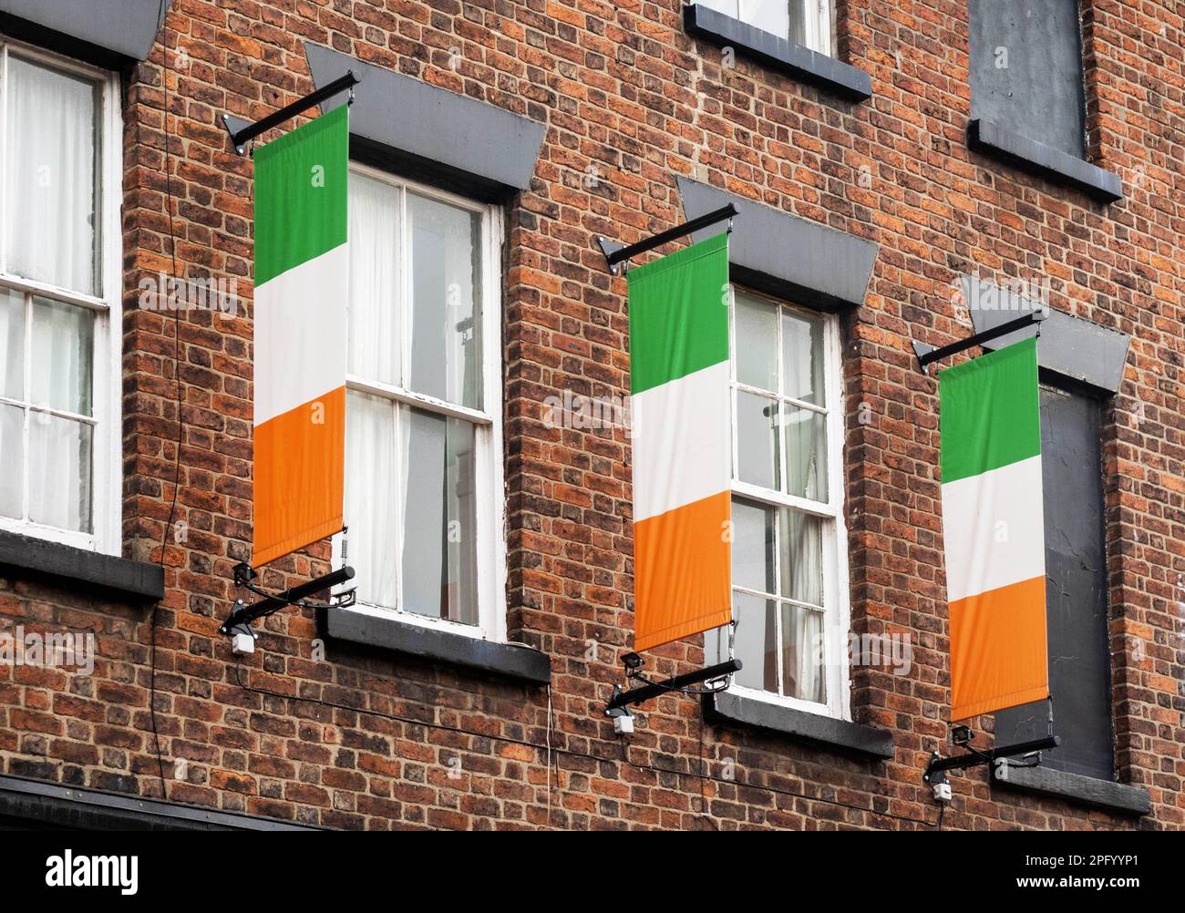Green white orange flags hi-res stock photography and images - Alamy