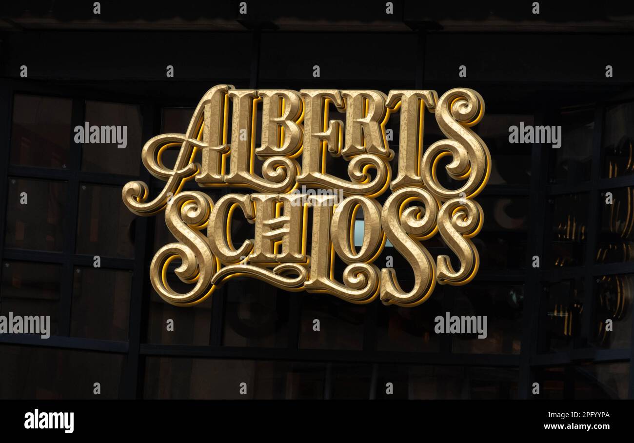 Albert's Schloss Restaurant on Bold Street in Liverpool Stock Photo - Alamy