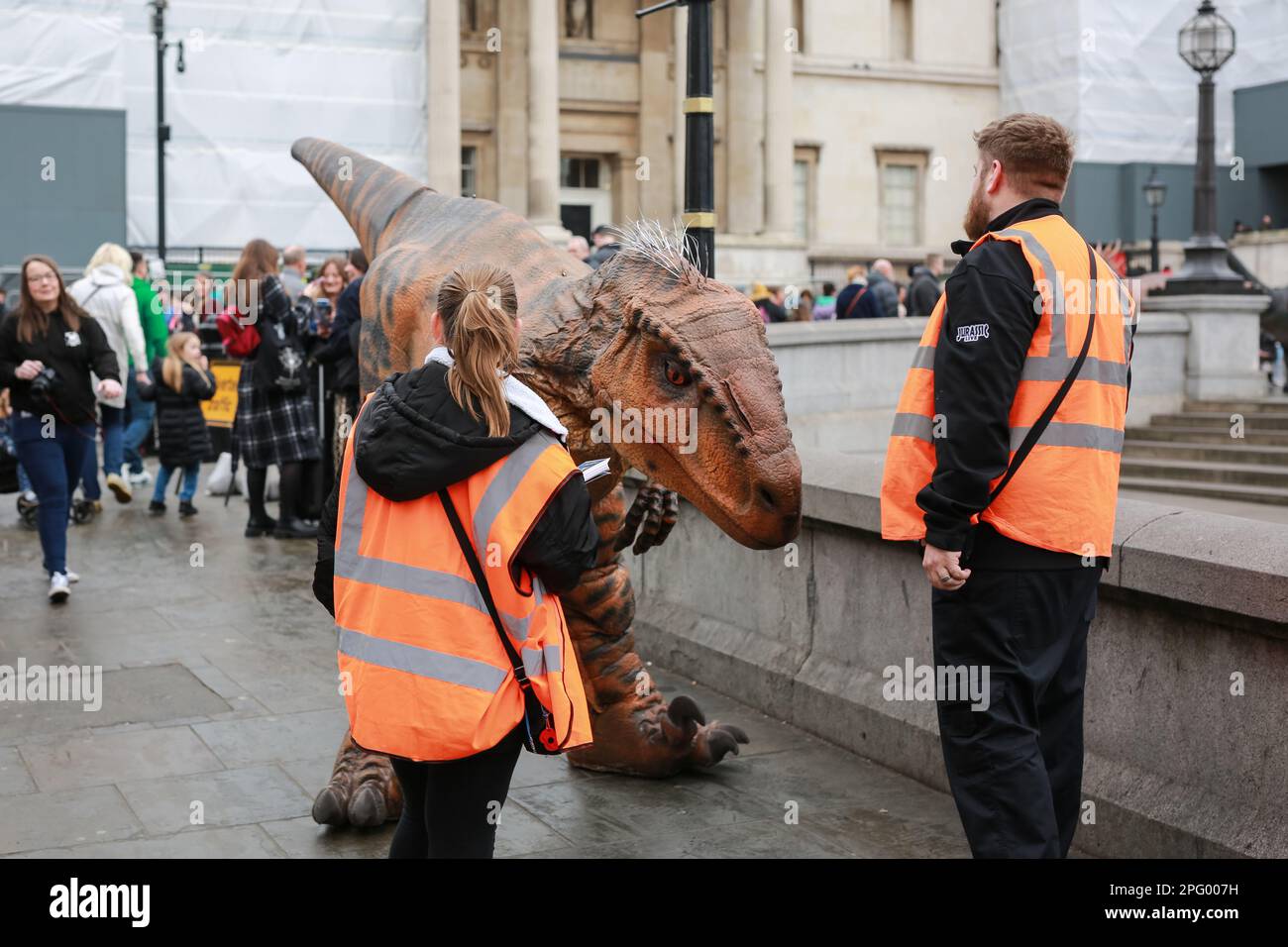 Tyrannosaurus rex in a street hi-res stock photography and images - Alamy