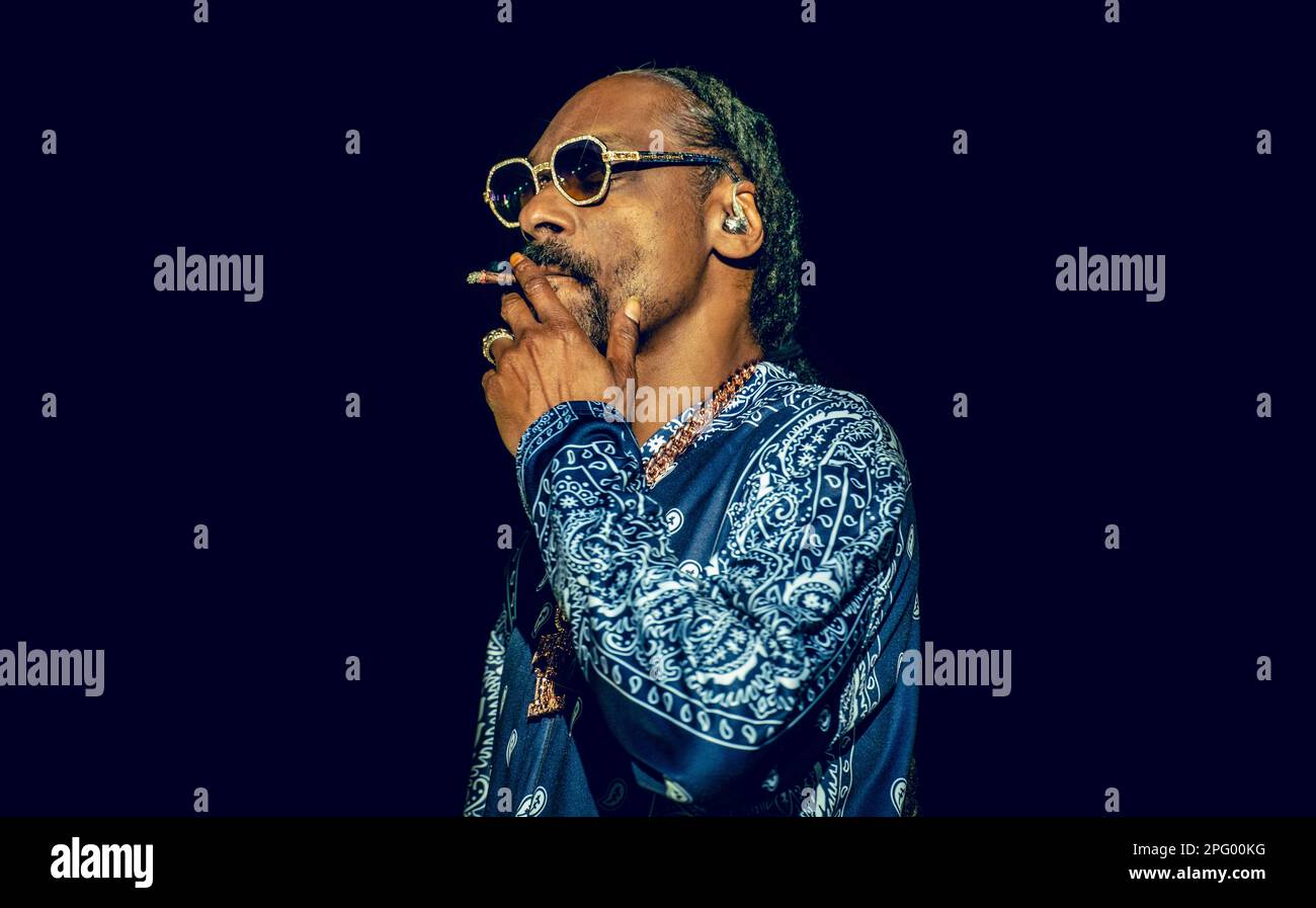 Copenhagen, Denmark. 17th, March 2023. The American rapper Snoop Dogg ...