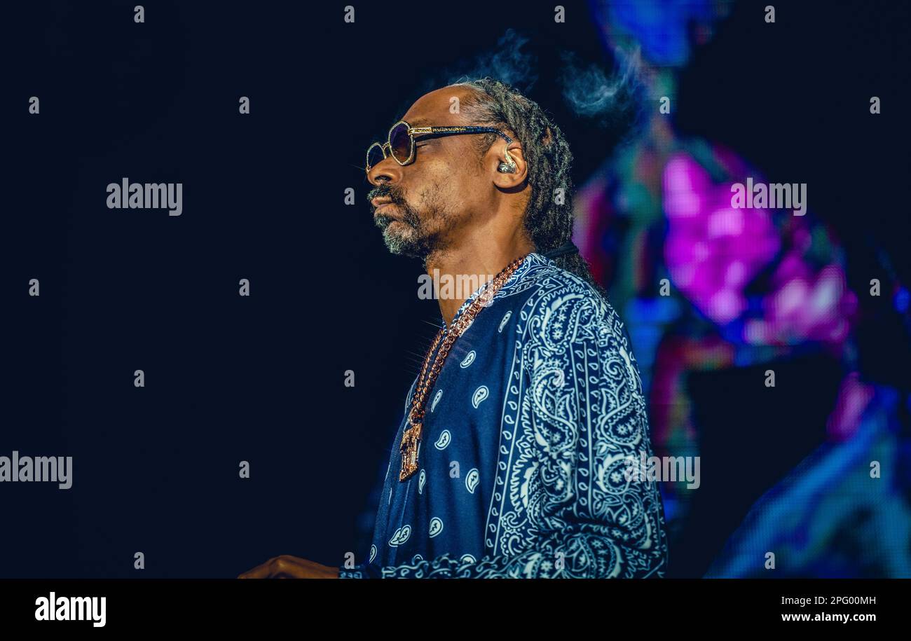 Copenhagen, Denmark. 17th, March 2023. The American rapper Snoop Dogg ...