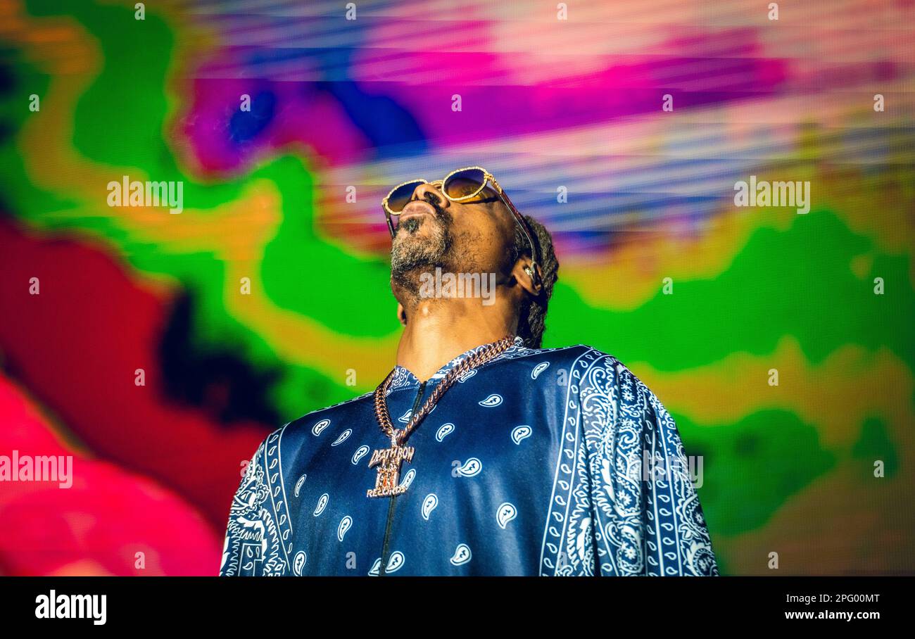 Copenhagen, Denmark. 17th, March 2023. The American rapper Snoop Dogg ...