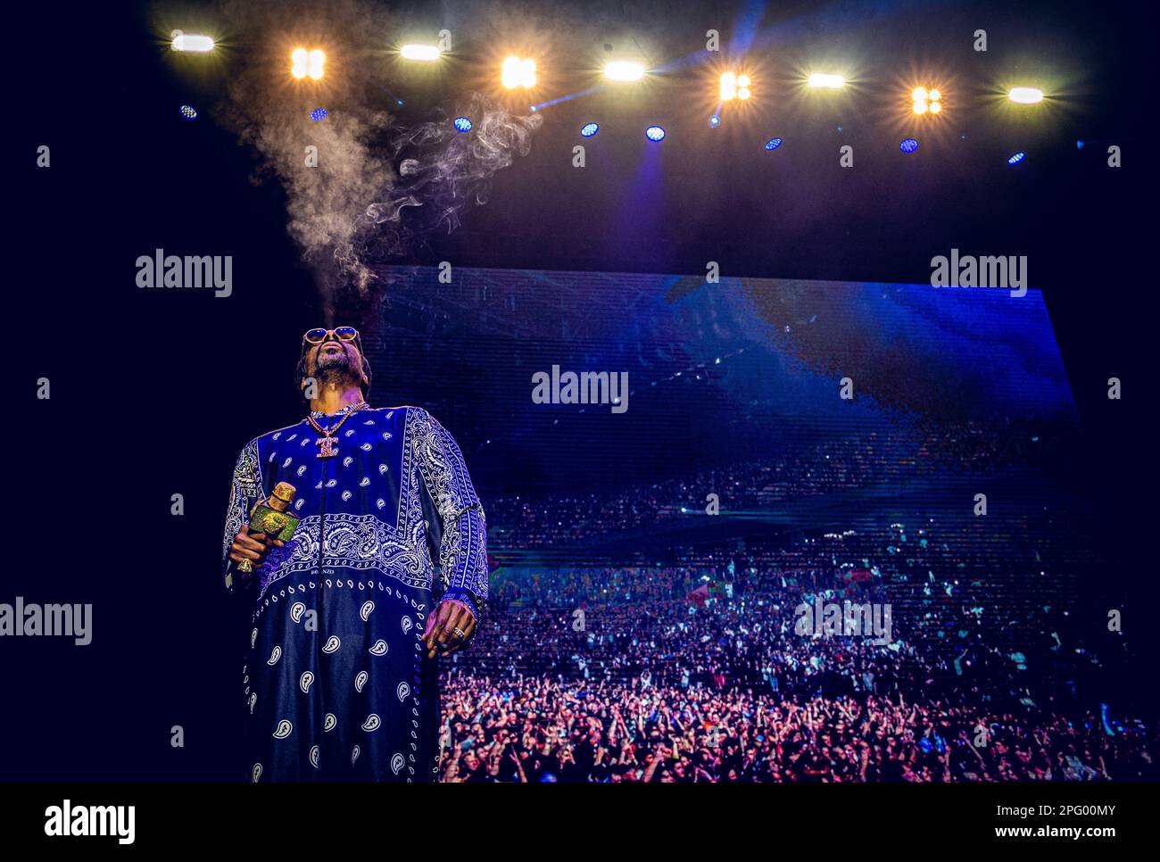 Copenhagen, Denmark. 17th, March 2023. The American rapper Snoop Dogg ...