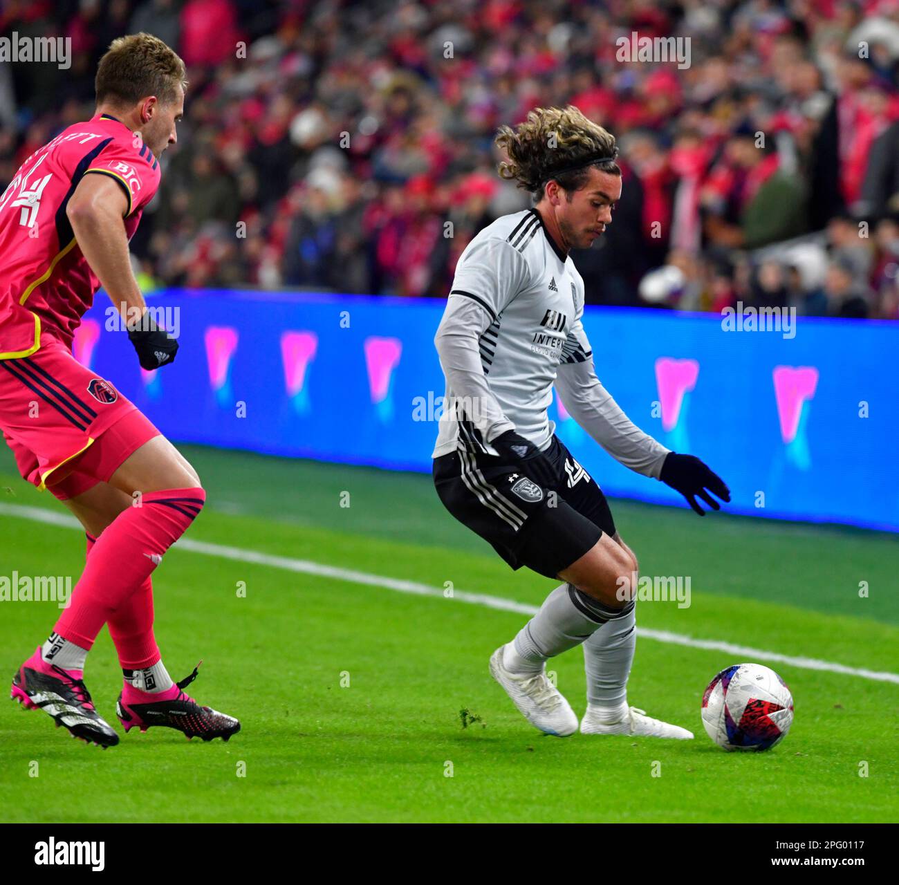 St. Louis, USA. 18th Mar, 2023. San Jose Earthquakes forward Cade ...