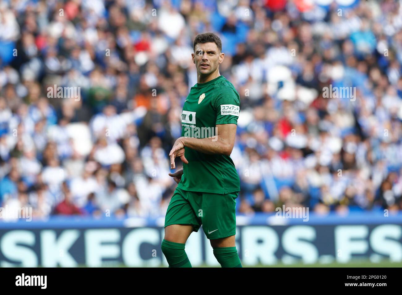San Sebastian, Spain. 19th Mar, 2023. Lucas Boye (Elche) Football ...