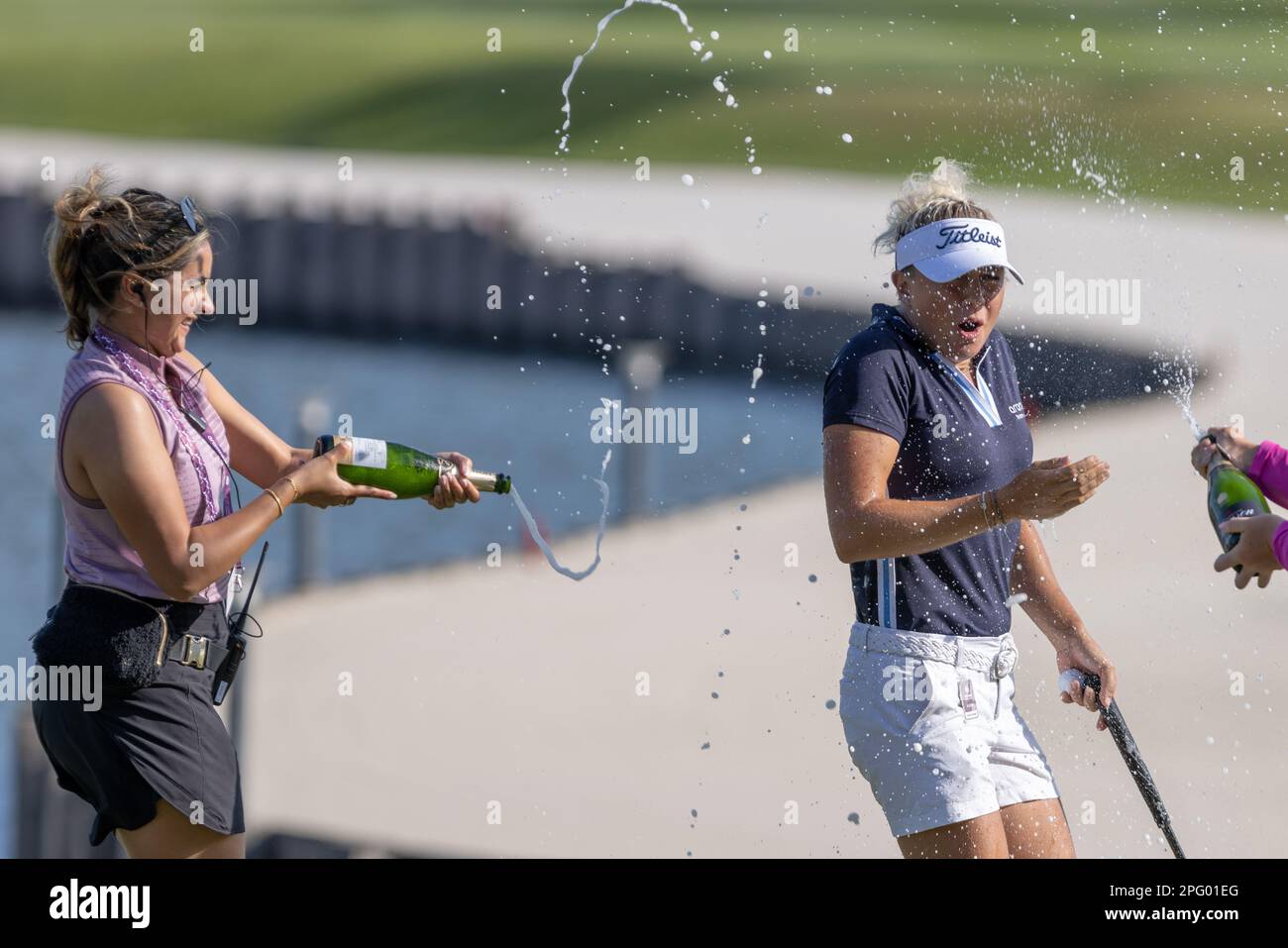 ( R ) Young French star Pauline Roussin-Bouchard celebrates victory ...