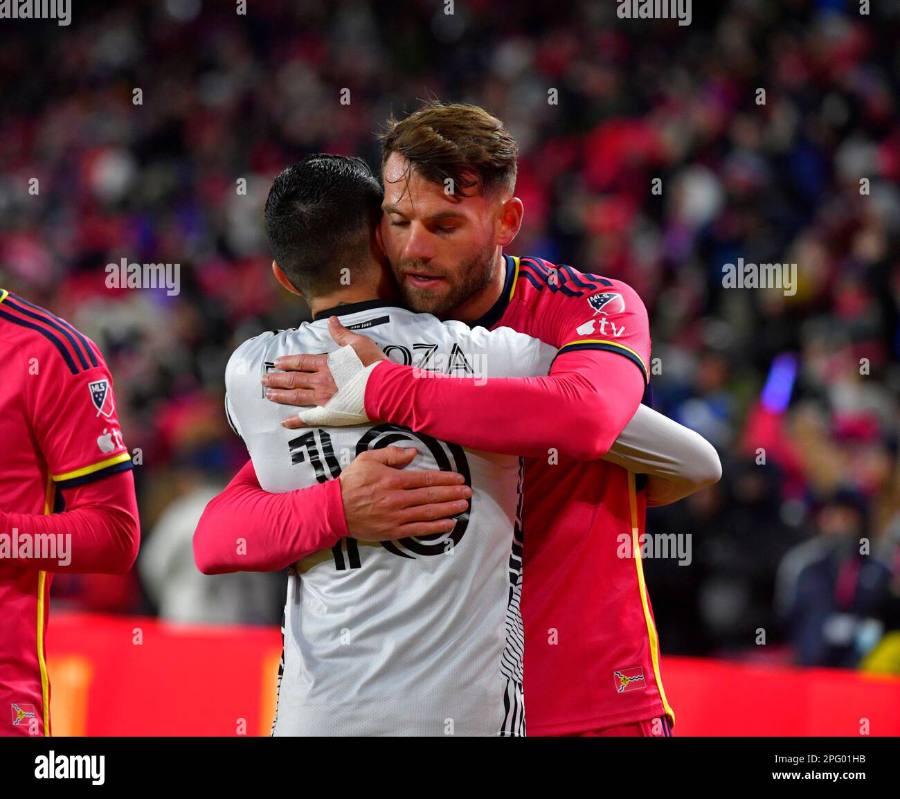 St. Louis, USA. 18th Mar, 2023. San Jose Earthquakes forward Cristian ...