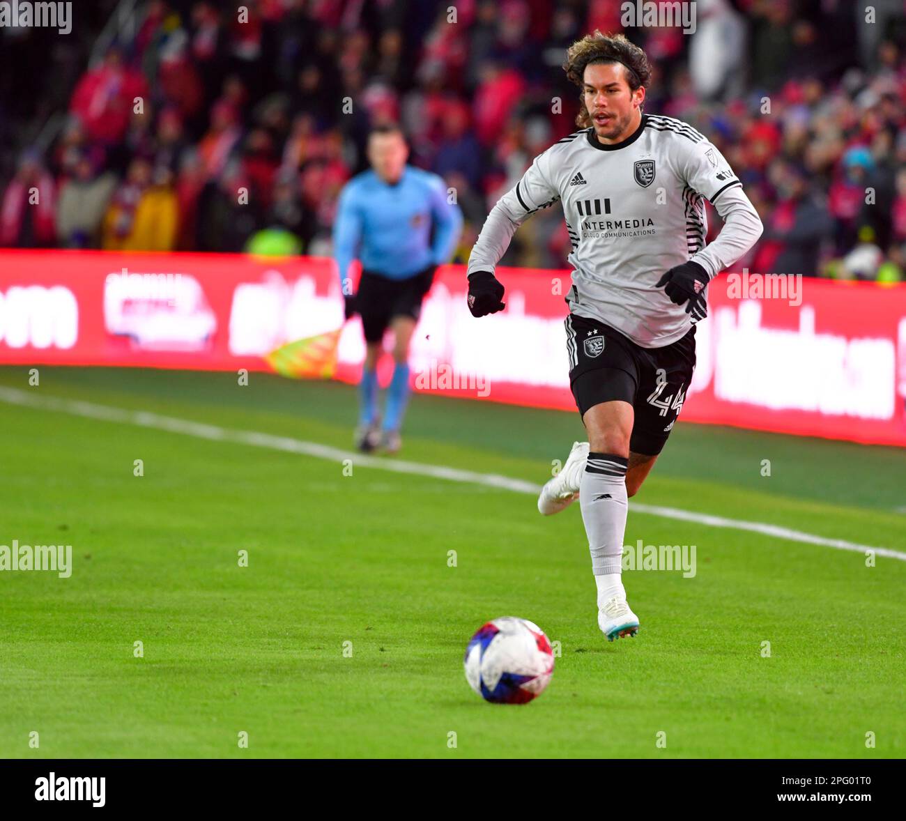 St. Louis, USA. 18th Mar, 2023. San Jose Earthquakes forward Cade ...