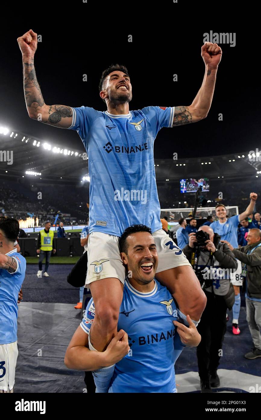 Pedro rodriguez celebrate lazio hi-res stock photography and images - Alamy