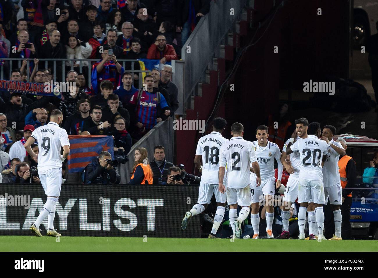 Barcelona, Spain. 19th Mar, 2023. BARCELONA, SPAIN - MARCH 19: Dani ...