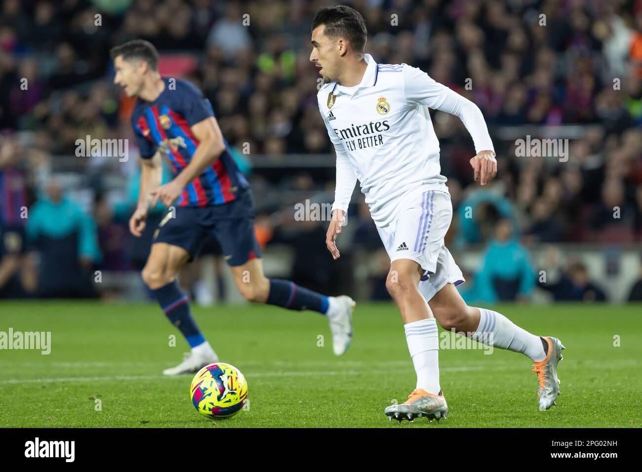 Barcelona, Spain. 19th Mar, 2023. BARCELONA, SPAIN - MARCH 19: Dani ...