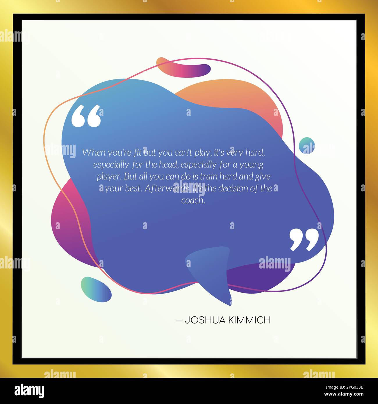 Joshua kimmich poster hi-res stock photography and images - Alamy