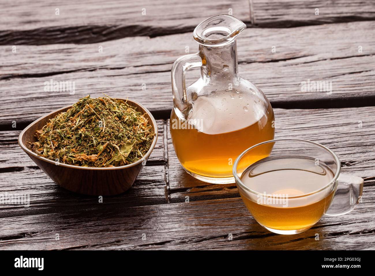 Dysphania ambrosioides - Medicinal epazote hot tea. Infusion Stock ...