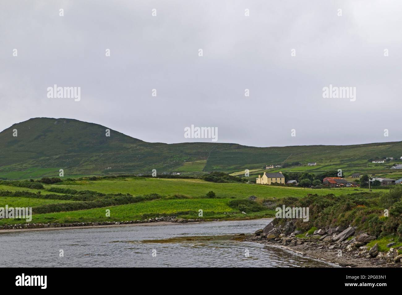 Landscape at Valencia Bay Stock Photo - Alamy
