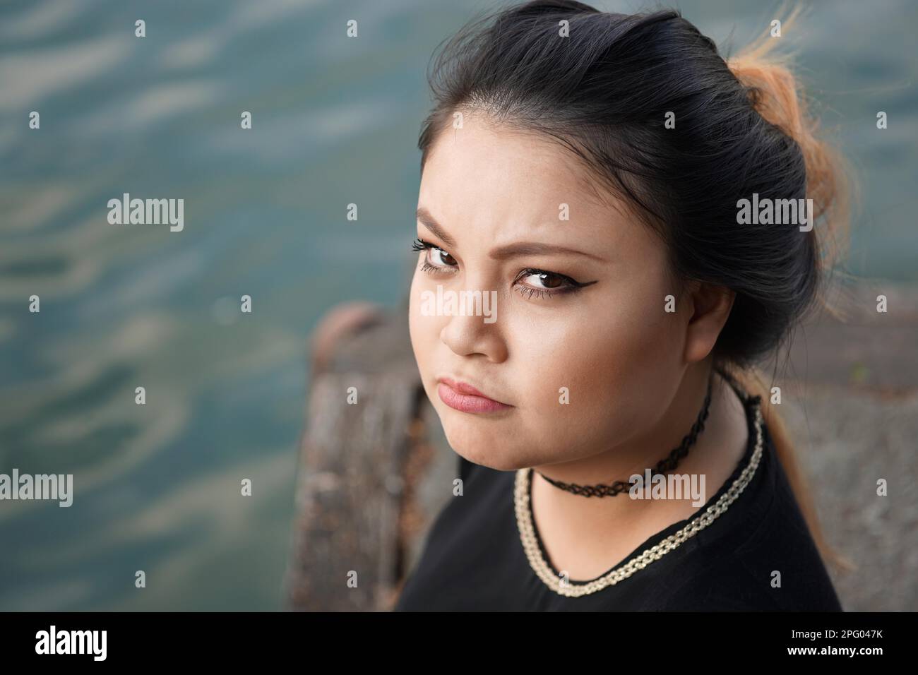 Grumpy woman hi-res stock photography and images - Alamy