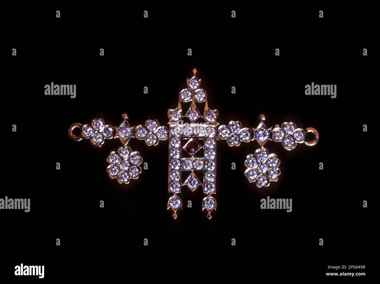 Diamond Mangalya Thaali of Nattukottai Chettiars in Chettinad, Tamil ...