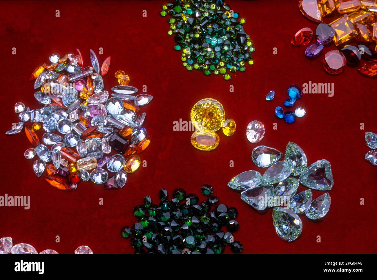 Set of many different gemstone, India, Asia Stock Photo - Alamy