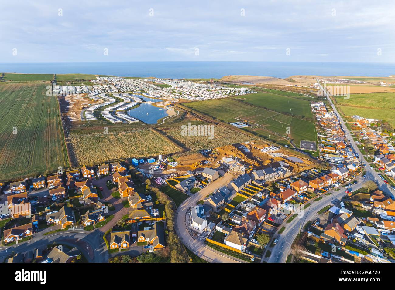 Aerial view east yorkshire village hi-res stock photography and images ...