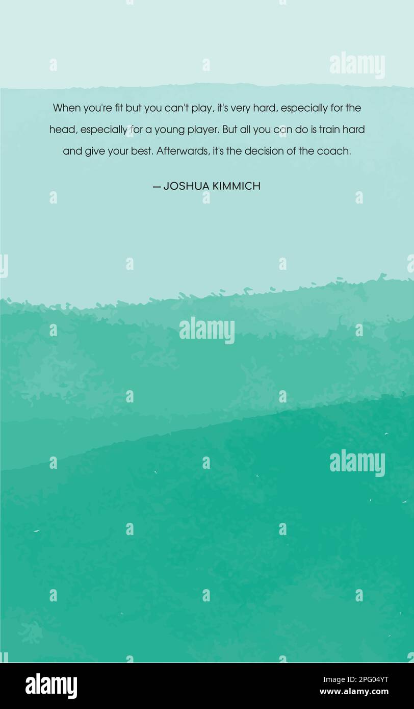 Joshua kimmich poster hi-res stock photography and images - Alamy