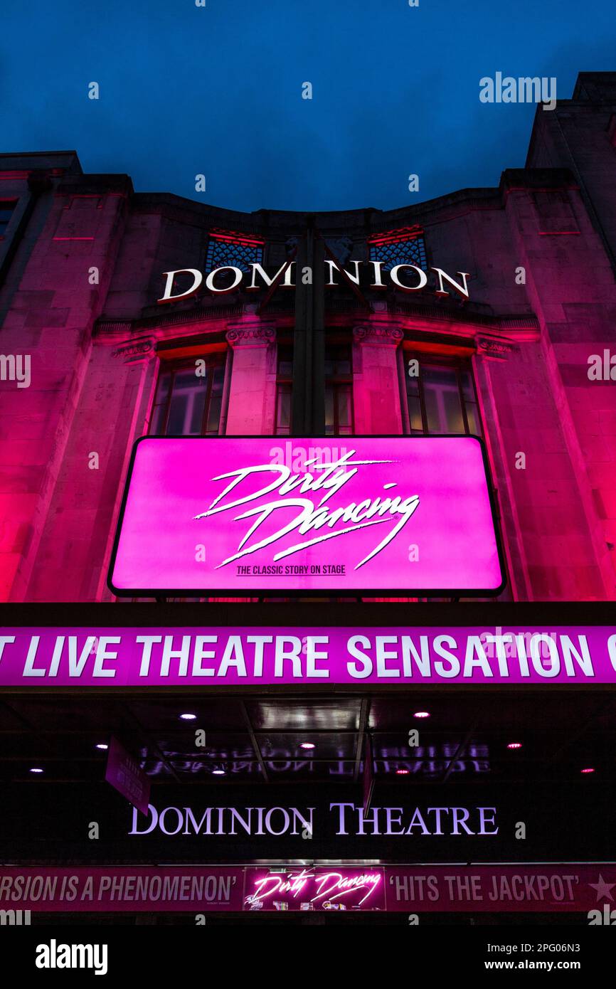Dirty Dancing musical at the Dominion Theatre, London, UK Stock Photo ...