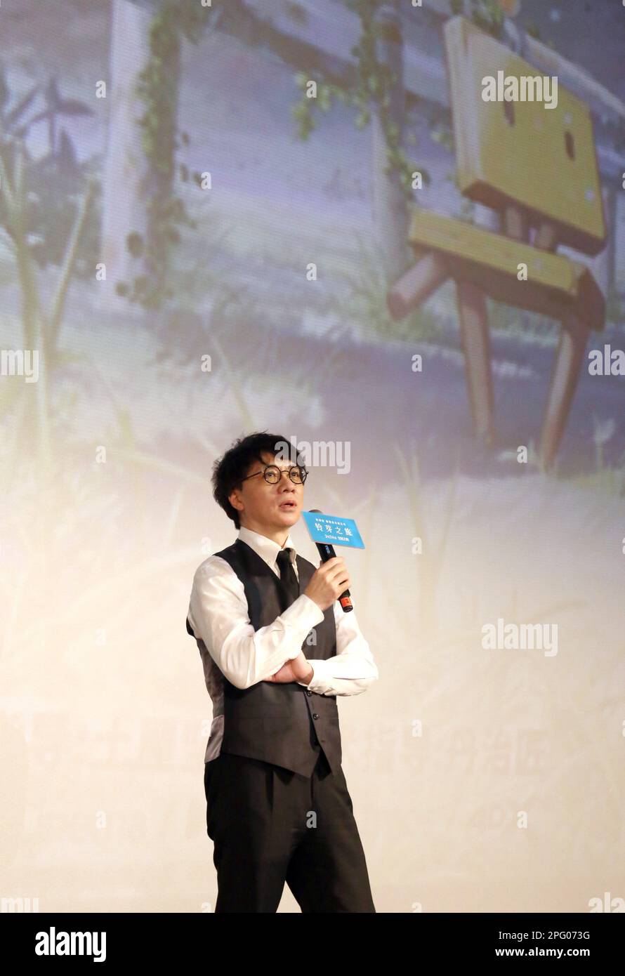 SHANGHAI, CHINA - MARCH 19, 2023 - Japanese animation director and ...