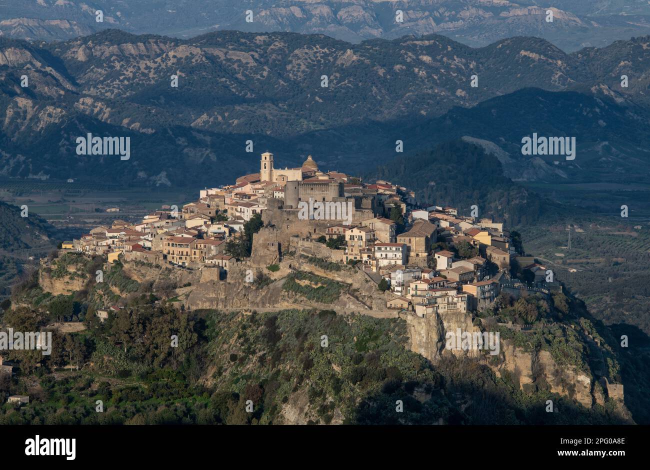 santa severina, calabria, italy, village, landscape Stock Photo - Alamy