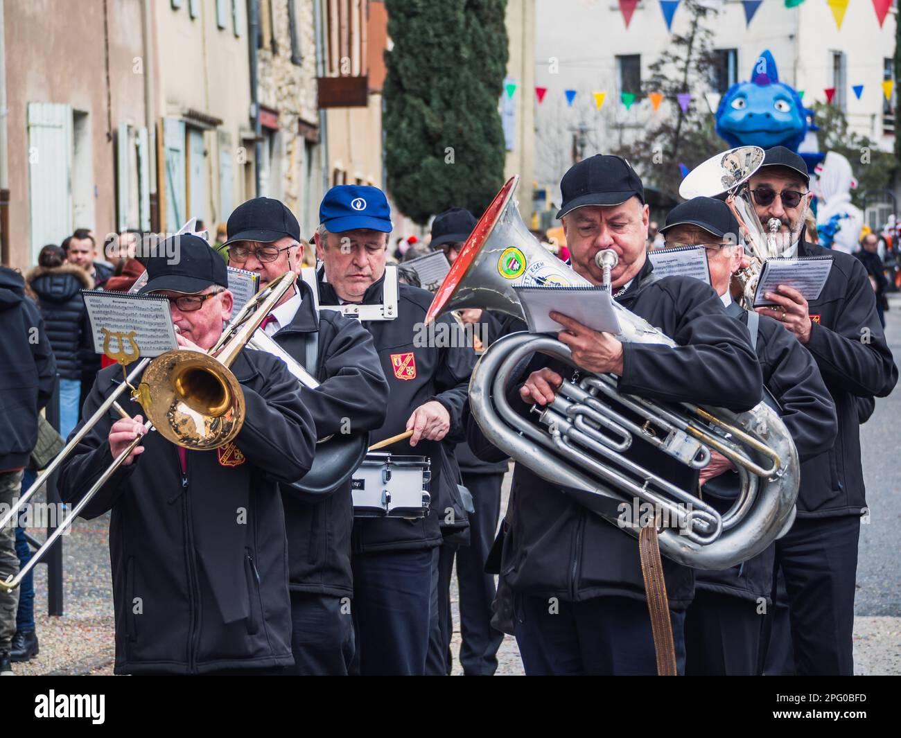 Loriol sur Drome, France - 19 March 2023: "Fete des Bouviers". Shepherd ...