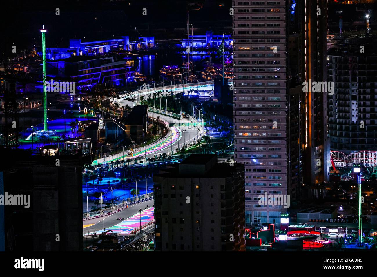 Track illustration during the Formula 1 STC Saudi Arabian Grand Prix ...