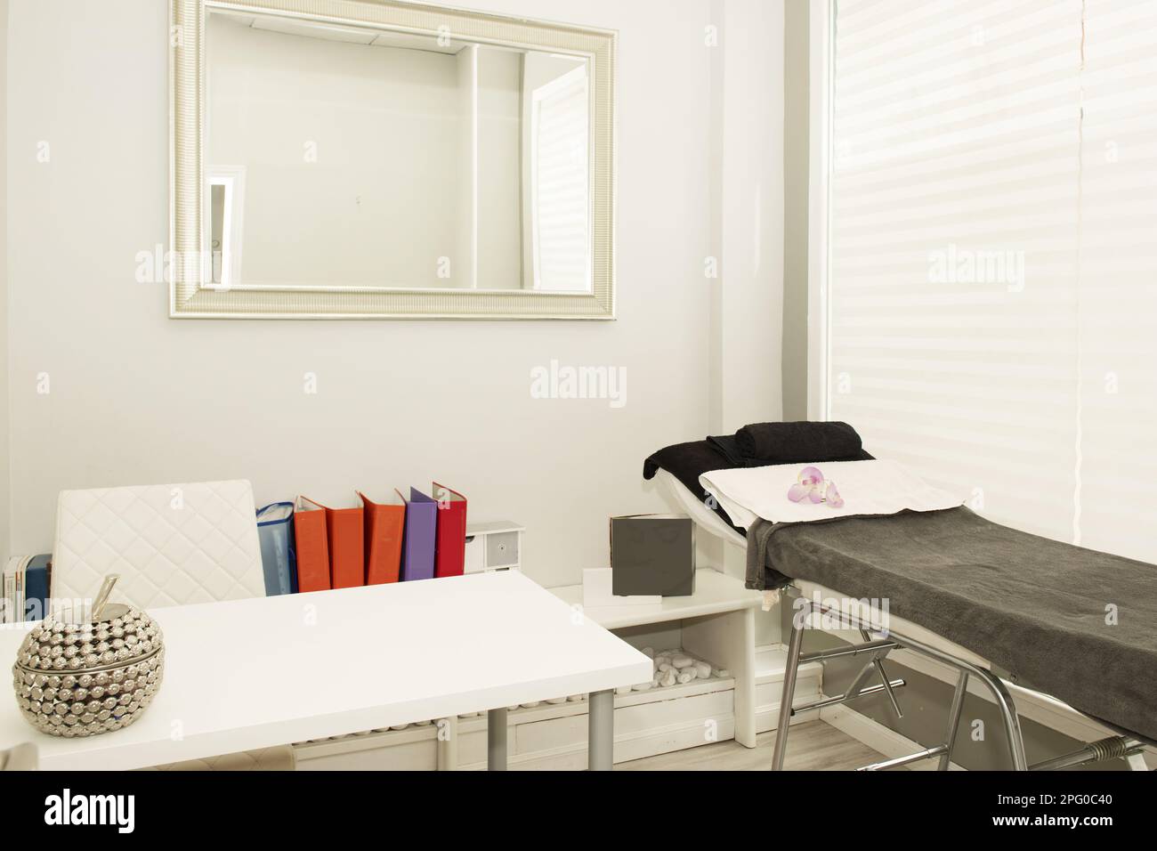 Cabin of an aesthetic medicine clinic together with a small office with ...