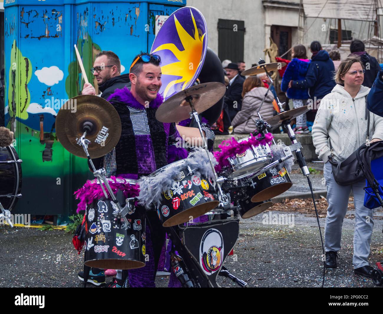 Loriol sur Drome, France - 19 March 2023: "Fete des Bouviers". Shepherd ...